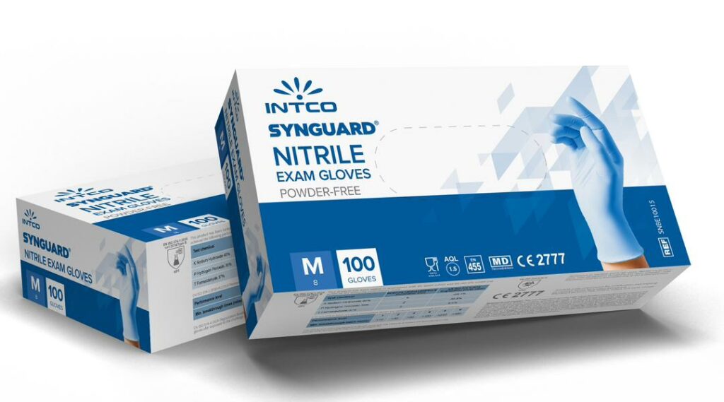 INTCO Synguard Nitril Einweghandschuhe ab € 4,98/VPE - Antigen ...